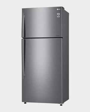 Buy LG 720 Liter Double Door Refrigerator Silver in Qatar - AlaneesQatar.Qa