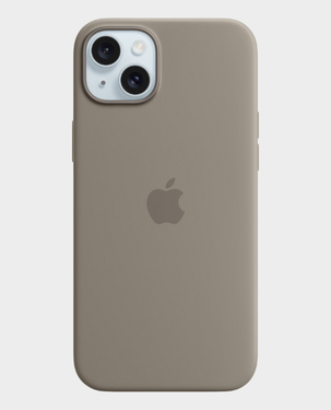 Buy Apple Silicone Case For iPhone 15 Plus - Clay in Qatar ...