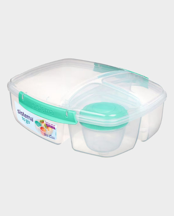 Buy Sistema Yogurt Pot with Bento To Go Lunch Box SM21671 - Mint Teal ...