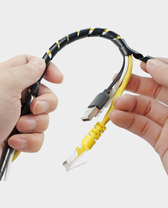 Buy Terminator 10m Cable Wrap TCWB 06 - Black in Qatar - AlaneesQatar.Qa