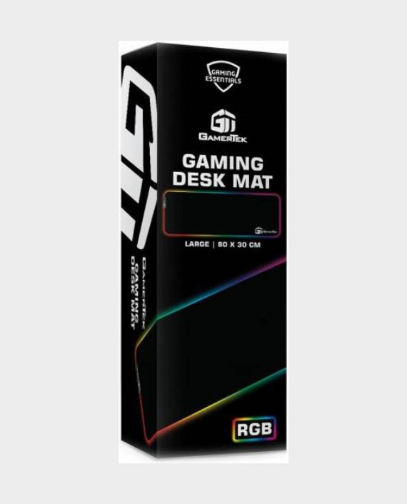 Buy GamerTek Desk Mat RGB Lighting - Midnight Black in Qatar ...