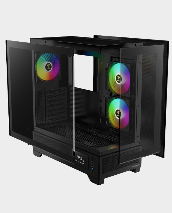 Buy GAMDIAS Atlas M1 Gaming PC Case | Mid Tower, Tempered Glass, 3 ARGB ...