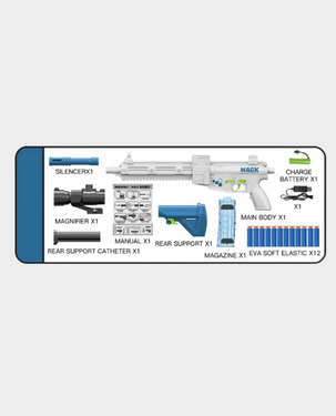 Buy Kenbo M416 EVA Soft Bullet Emitter | KB1210B - Blue in Qatar ...
