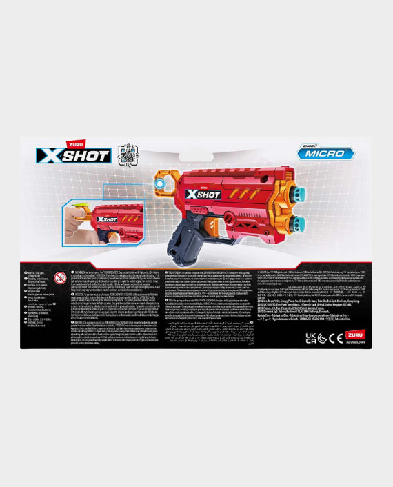 Buy X-Shot Excel Micro (2 Pack | 16 Darts) XS-36727 - Red in Qatar ...