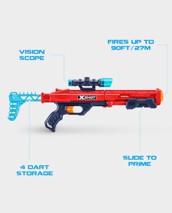 Buy X-Shot Excel Hawk Eye (16 Darts) XS-36435-A - Red in Qatar ...