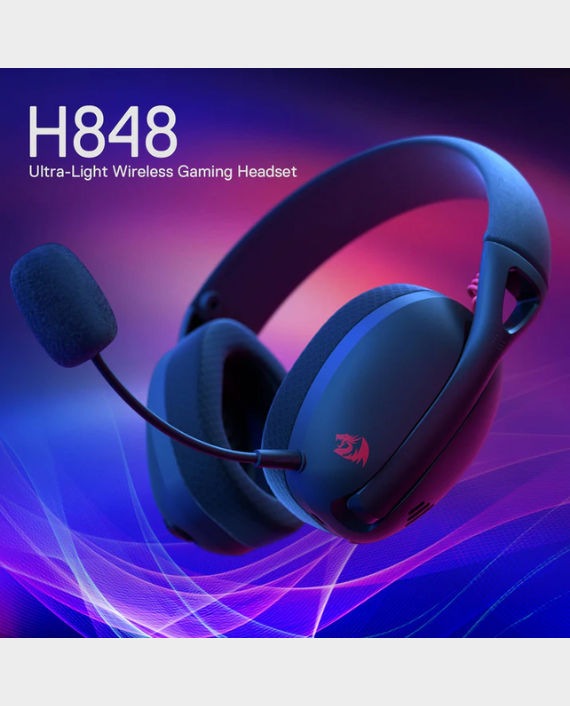 Buy Redragon H848 Bluetooth Wireless Gaming Headset - Black in Qatar ...