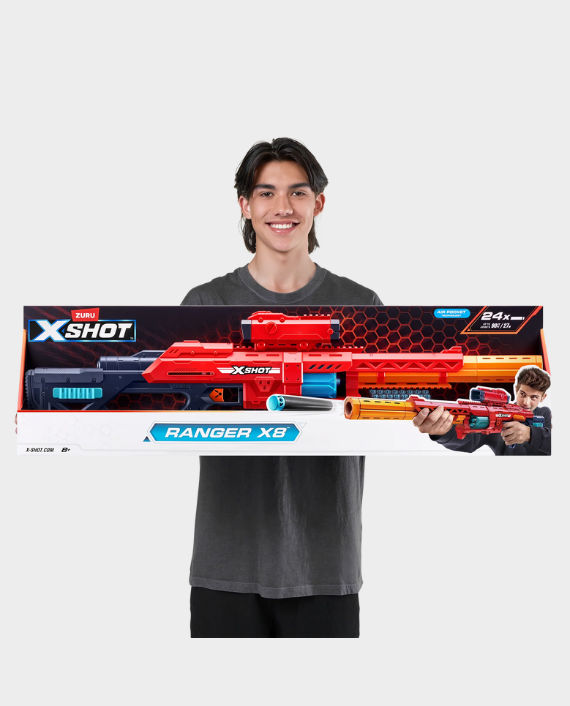 Buy X-SHOT Excel Ranger X8 S1 (24 Darts) XS-36674 - Red in Qatar ...