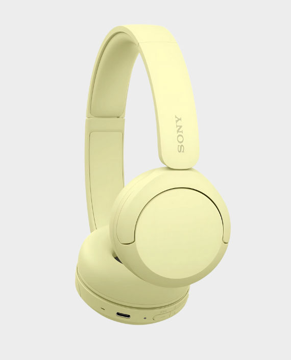 Buy Sony WH-CH520 Wireless Headphones - Yellow in Qatar - AlaneesQatar.Qa
