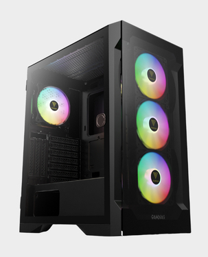 Buy GAMDIAS Talos E2 Elite Mid Tower PC Case | 4x ARGB Fans & Tempered ...