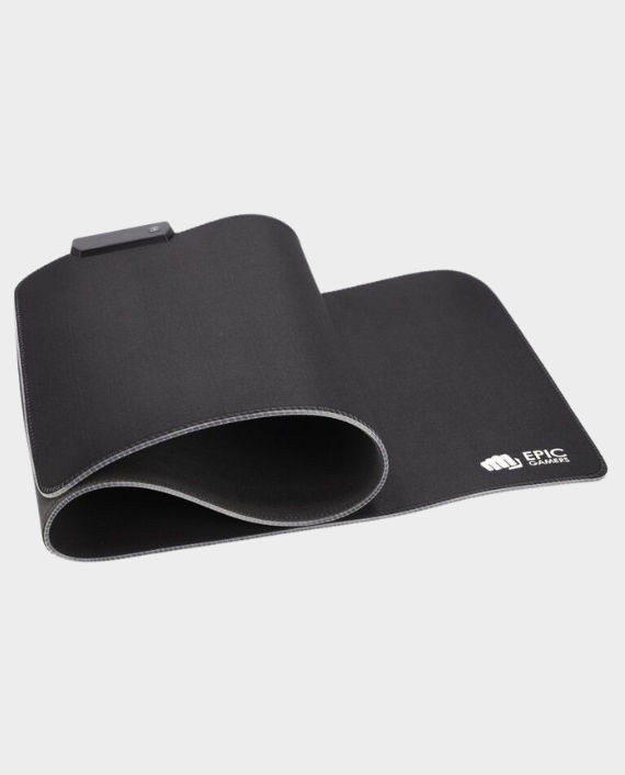 Buy Epic Gamers RGB Gaming Mouse Pad (300x920mm, Black) in Qatar ...