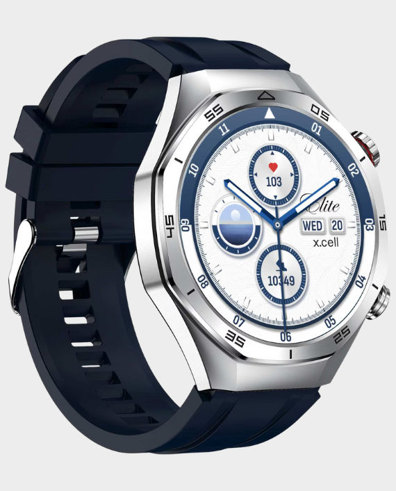 Buy X.Cell Elite 7 Smartwatch with 1.52 inch HD Display - Blue in Qatar ...