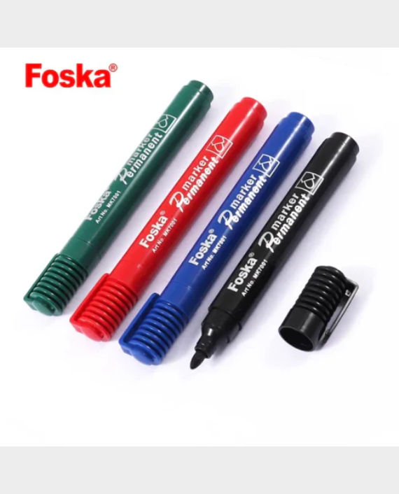 Buy Foska Permanent Marker Set | 20 Pcs (5x4) Assorted Colors in Qatar ...