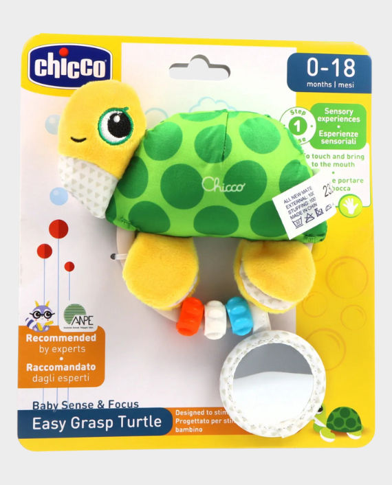 Buy Chicco Lighting Turtle Plastic Rattle for 0 to 18 Months kids in ...