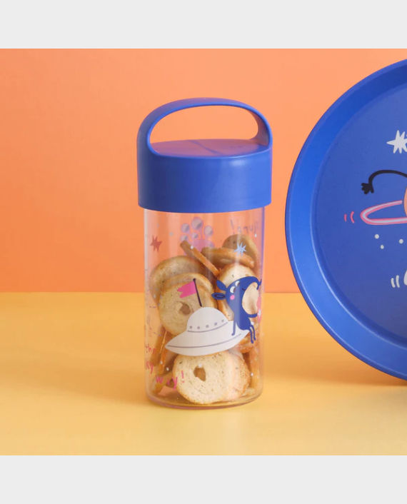Buy Koziol Buddy Snack 0.5 Space SnackPot / Water Bottle | 500ml - Blue ...