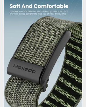Buy Moxedo Fit-Weave Nylon Braided Band | WHOOP 4.0 - Cray Green in ...
