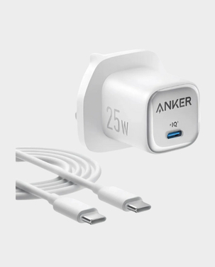 Buy Anker 25W USB-C Charger with 5ft USB-C Cable in Qatar - AlaneesQatar.Qa