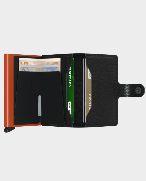 Buy Secrid Mini Wallet | RFID-Safe Card Protector - Black / Orange in ...