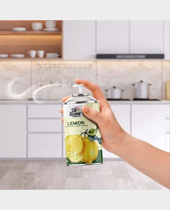 Buy Dr Scent Lemon Aerosol Spray 300ml – Long-Lasting Freshness in ...
