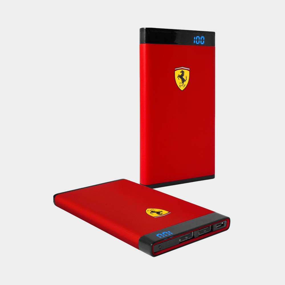 Ferrari Scuderia Portable Battery Charger 5000mAh Slim - AlaneesQatar.Qa