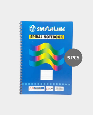 Buy Sinarline A4 Spiral Shorthand Pad, 70 Sheets, 56 GSM, Ruled – Pack ...