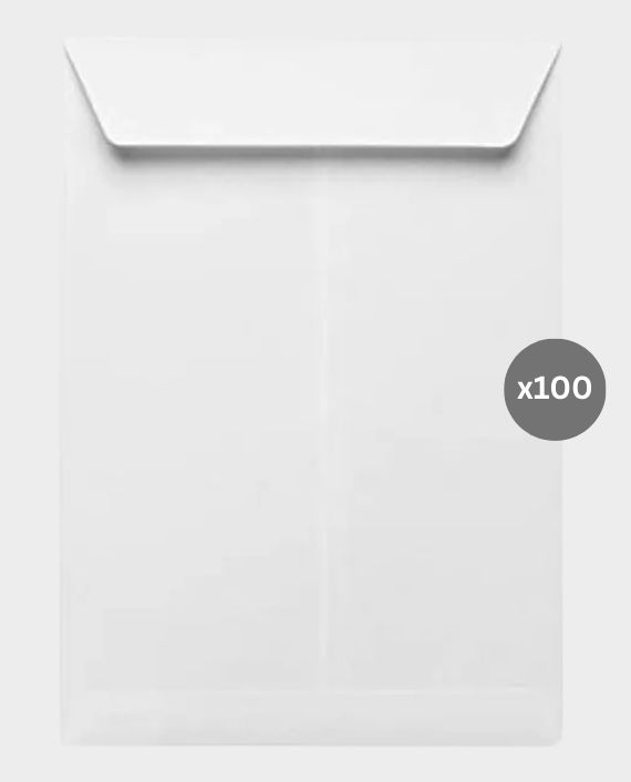 Buy MAX/PANDA A4 Size White Envelopes | Self-Seal Adhesive | 250 Pieces ...