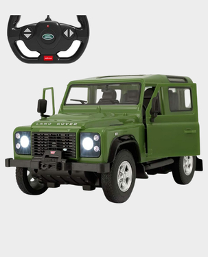 Buy RASTAR Land Rover Defender RC Car | 1:24 Scale, 4-Wheel Suspension ...