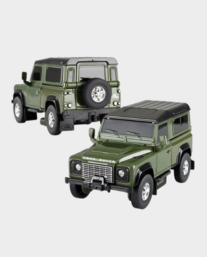 Buy RASTAR Land Rover Defender Transformable 1:32 Scale RC Car - Green ...
