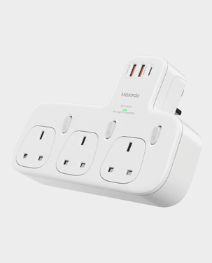 Buy Moxedo Multi-Plug+ Power Extension Adapter in Qatar - AlaneesQatar.Qa