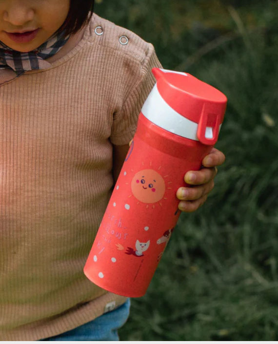 Buy Koziol Stan 0.5 Dreams Water Bottle - Red in Qatar - AlaneesQatar.Qa