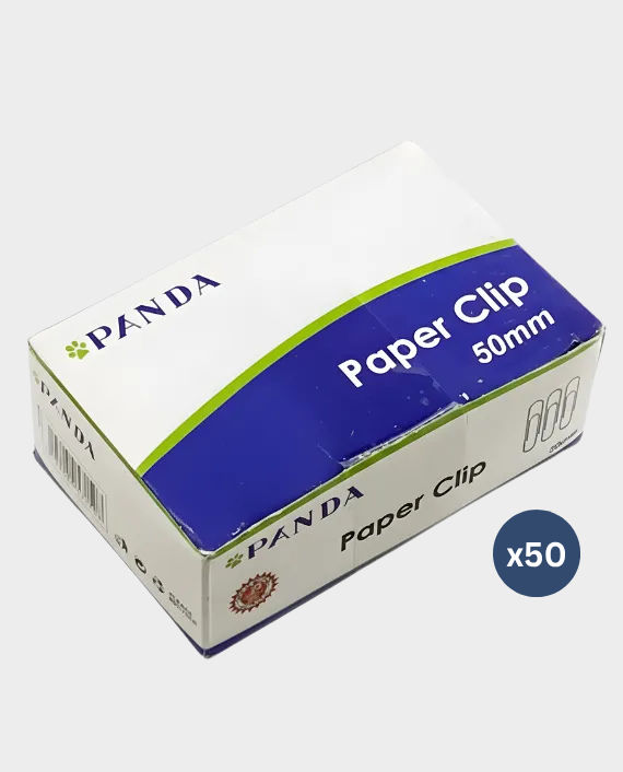 Buy PANDA Paper Clips 28mm | 5000 Pcs (5 Boxes x 1000) in Qatar ...