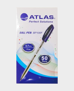 Buy Atlas Ballpoint Pen | 100 Pcs (Box of 50 Pens x 2) - Blue in Qatar ...