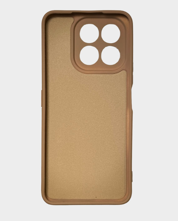 Buy Silicon Back Case for HONOR X6c - Tan in Qatar - AlaneesQatar.Qa