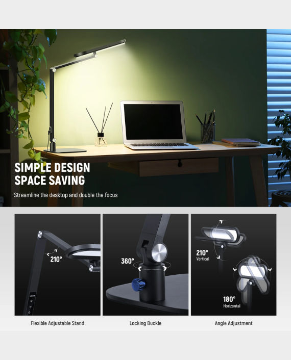 Buy NEEWER Basics FR16 Foldable LED Desk Lamp | 5 Color Modes | 10 ...