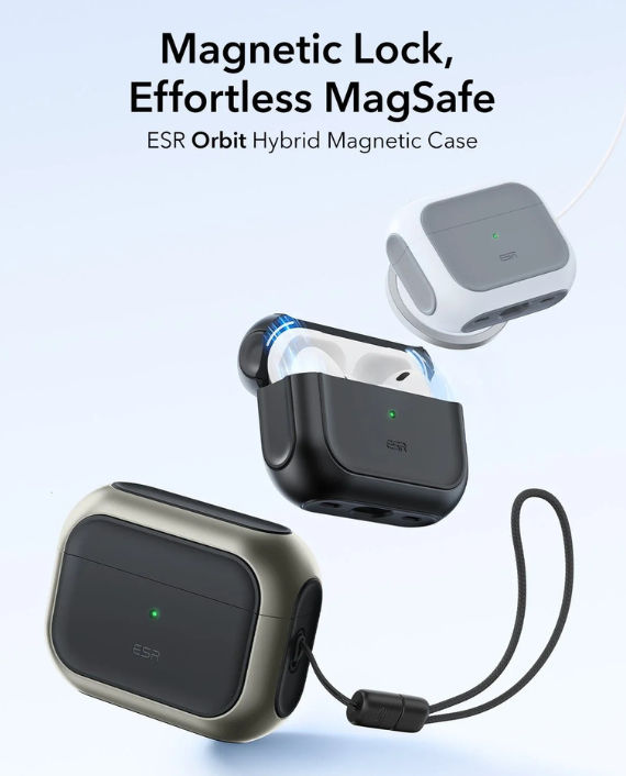 Buy ESR Orbit Hybrid Magentic Case For AirPod Pro 3 (2025) in Qatar ...