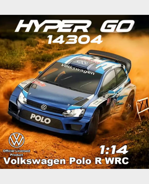Buy MJX Hyper Go 14304 RC Rally Car – Volkswagen Polo R WRC edition in ...