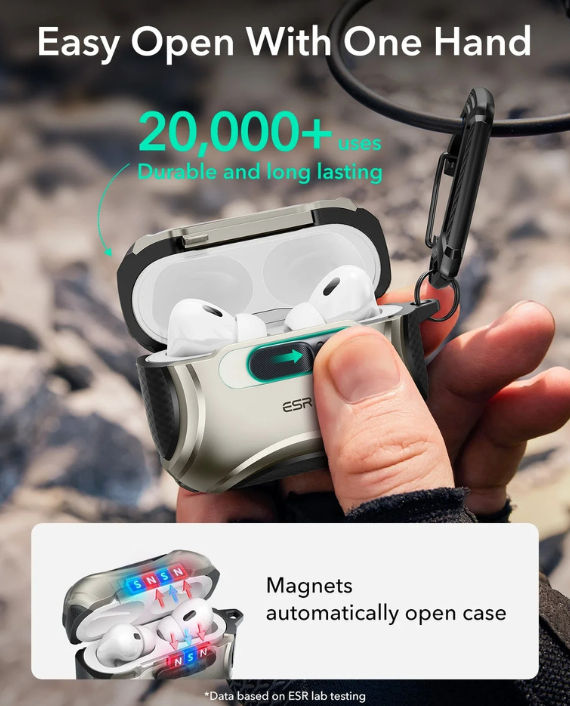 Buy ESR Cyber Flicklock Magentic Case For Apple AirPod Pro 3 (2025 ...