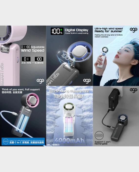Buy EGO HyFreeze Semiconductor Cooling Portable Fan in Qatar ...