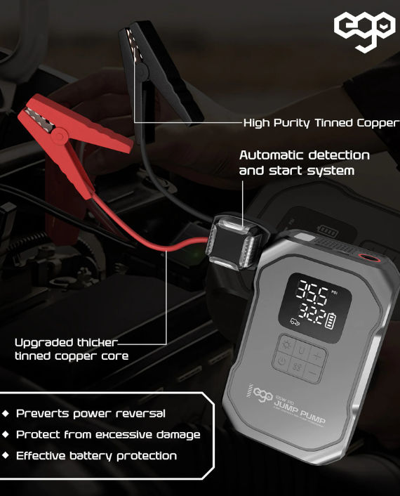 Buy Ego Jump Pump 4-in-1 Jump Starter & Air Pump Power Bank in Qatar ...