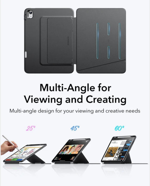 Buy ESR Flip Hybrid Tablet Case with Pencil Holder for iPad Air 13 Inch ...