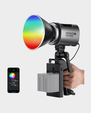 Buy NEEWER MS60C RGB LED Light – 65W, Bi-Color 2700K–6500K, CRI 97+, 17 ...