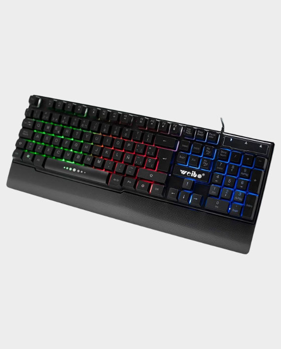 Buy Weibo WB-100 Wired Gaming Full-Size Keyboard in Qatar - AlaneesQatar.Qa