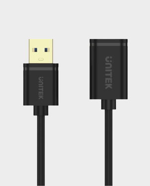 Buy UNITEK USB 3.0 Type-A Extension Cable 1m in Qatar - AlaneesQatar.Qa