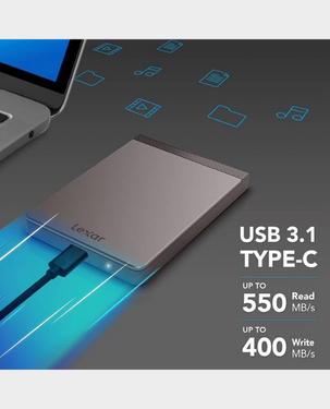 Buy Lexar SL200 512GB Portable SSD in Qatar - AlaneesQatar.Qa