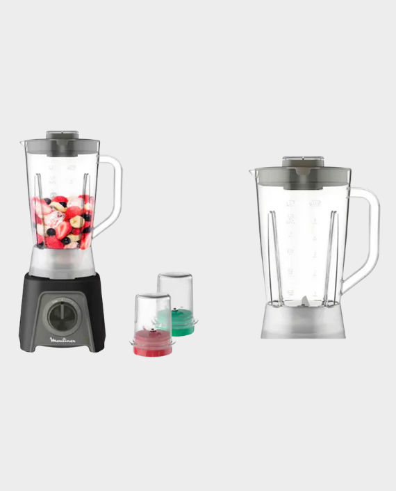 Buy Moulinex 450W 1.5L Blender With Grinder and Chopper with Extra Jar ...