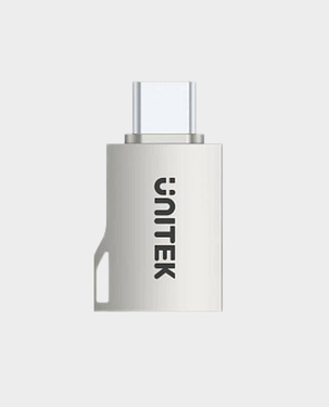 Buy UNITEK USB-C to USB-A OTG Adapter Silver in Qatar - AlaneesQatar.Qa