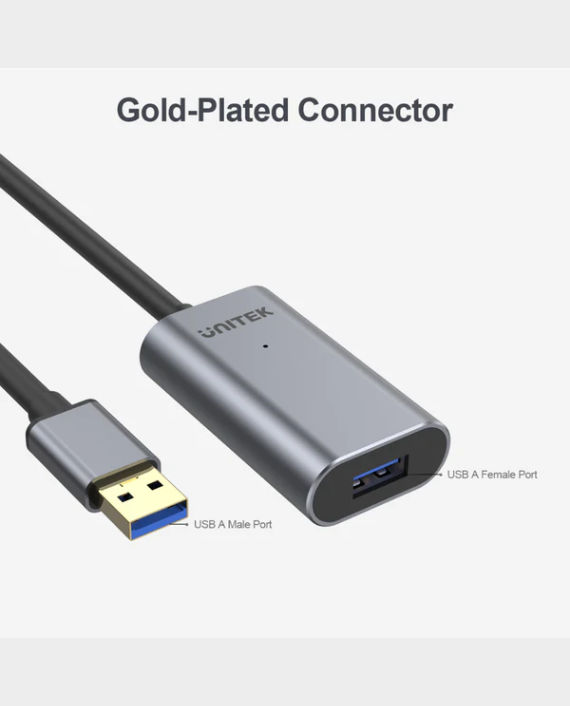 Buy UNITEK USB 3.0 Extension 5m Cable in Qatar - AlaneesQatar.Qa