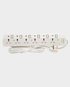 Buy Terminator 6 Way Universal Power Extension Socket 3m White in Qatar ...