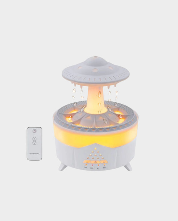 Buy Rain Drop Aroma Therapy Diffuser Humidifier White in Qatar ...