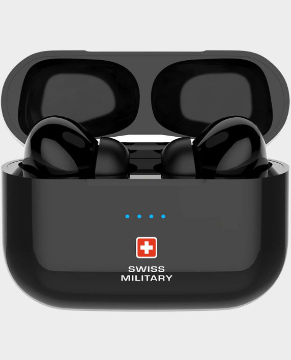 Buy Swiss Military Victor 8 In-Ear Wireless Earbuds ANC Black in Qatar ...