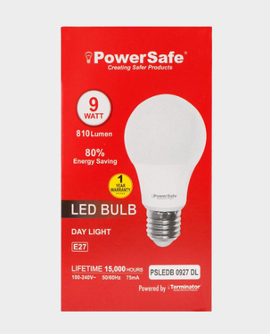Buy PowerSafe 9W LED Bulb Pack of 3 in Qatar - AlaneesQatar.Qa